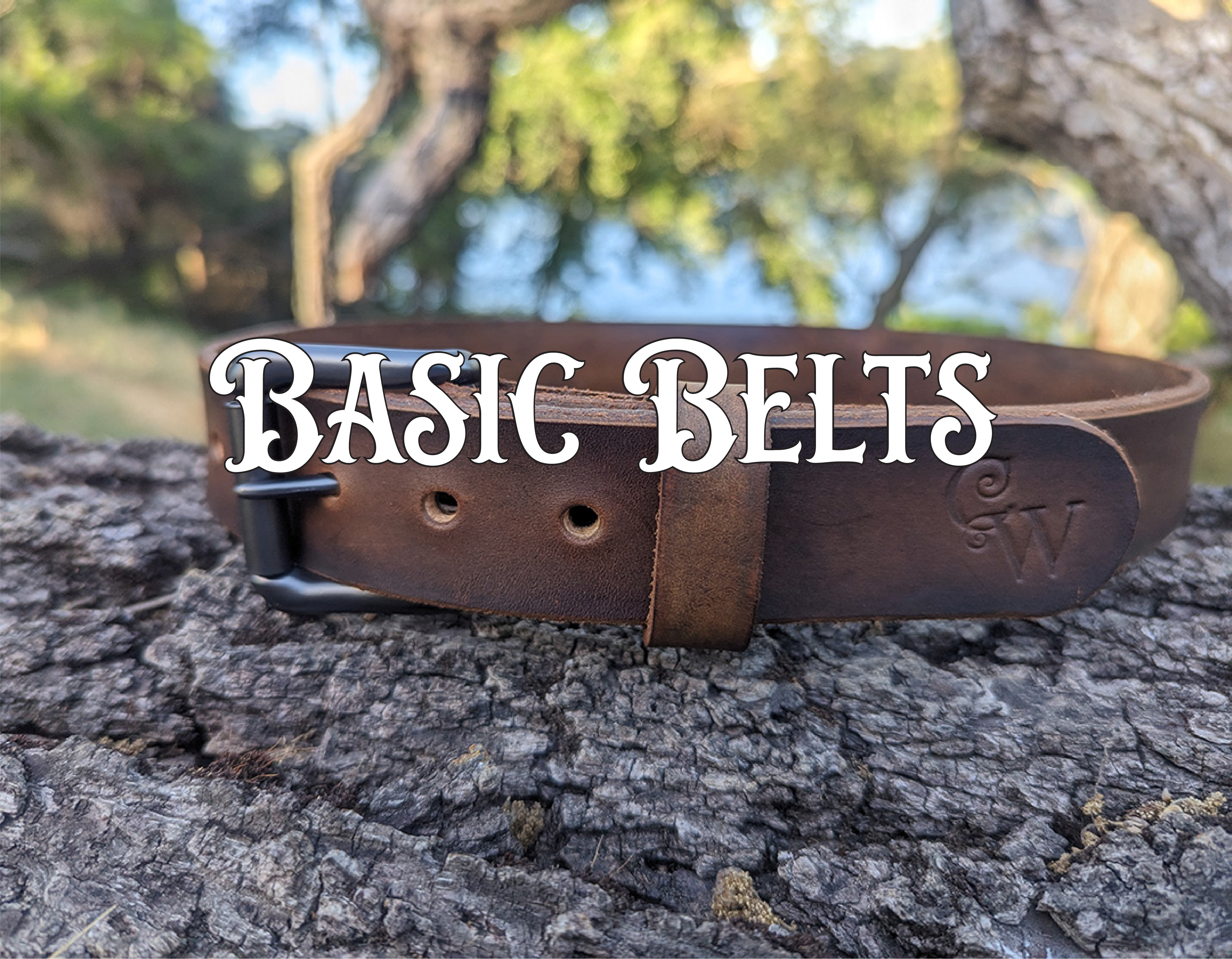 Men's Basic Belt – Charles Wesley Leather Goods