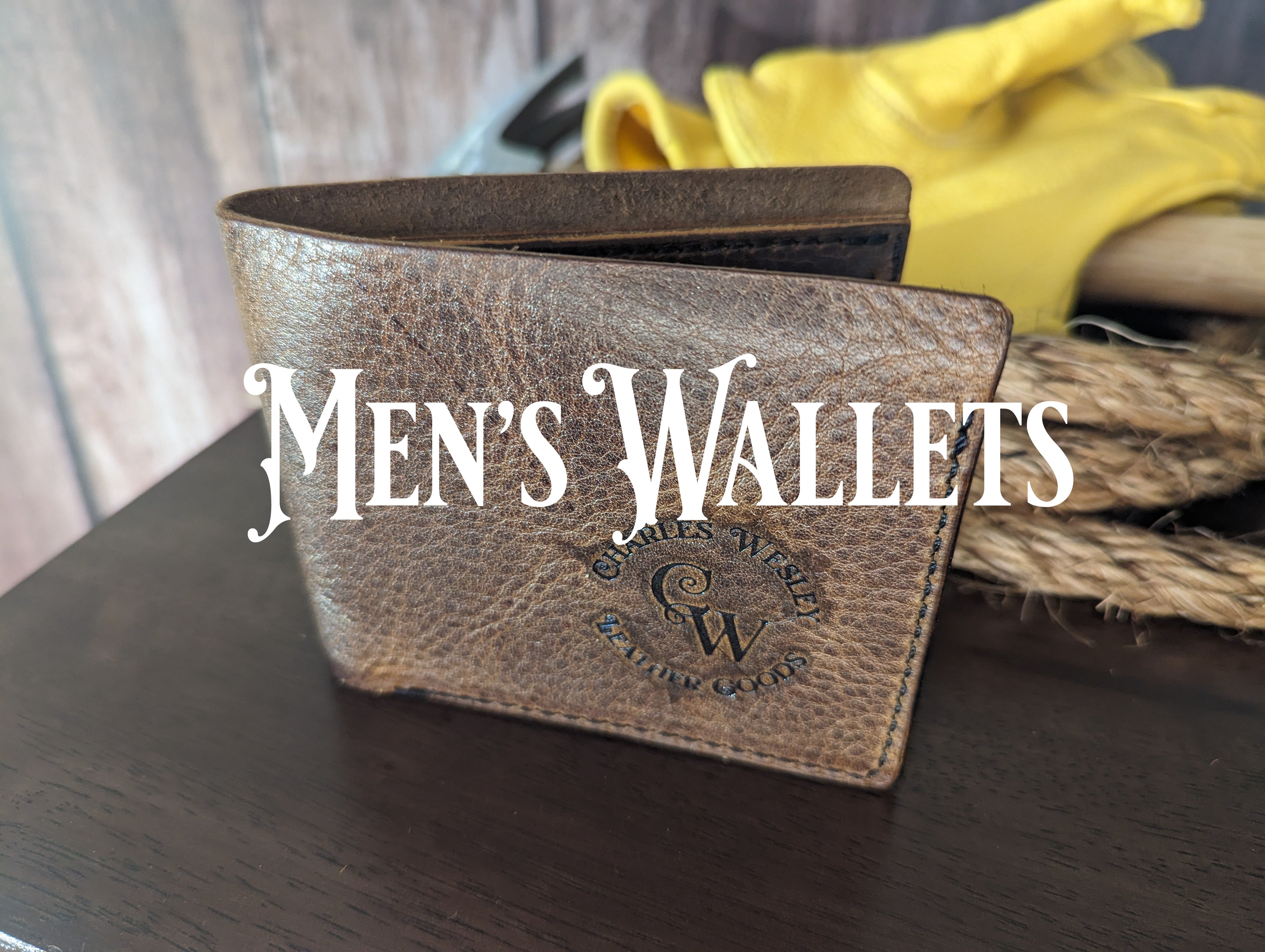 Men's Wallets – Charles Wesley Leather Goods